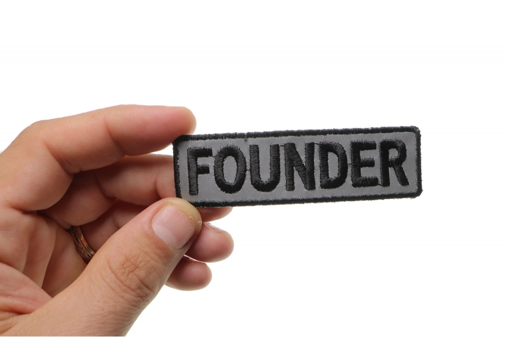 Founder Patch 3.5 Inch Reflective | Ranks Titles Nicknames -TheCheapPlace