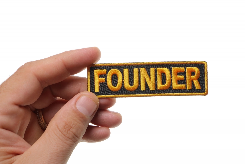Founder Patch 3.5 Inch Yellow
