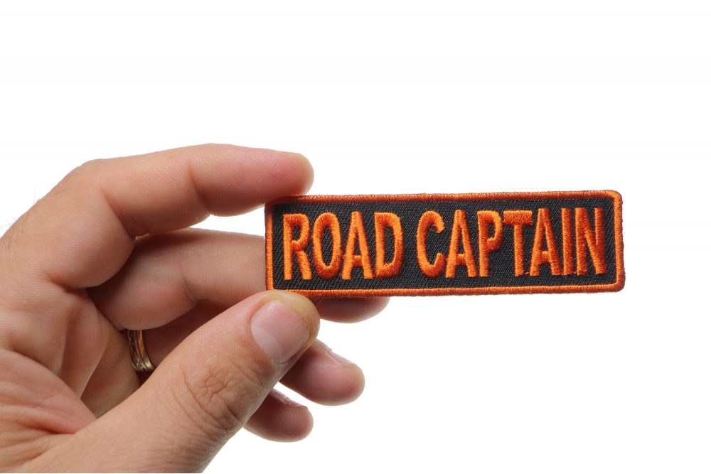 Road Captain Patch 3.5 Inch Orange