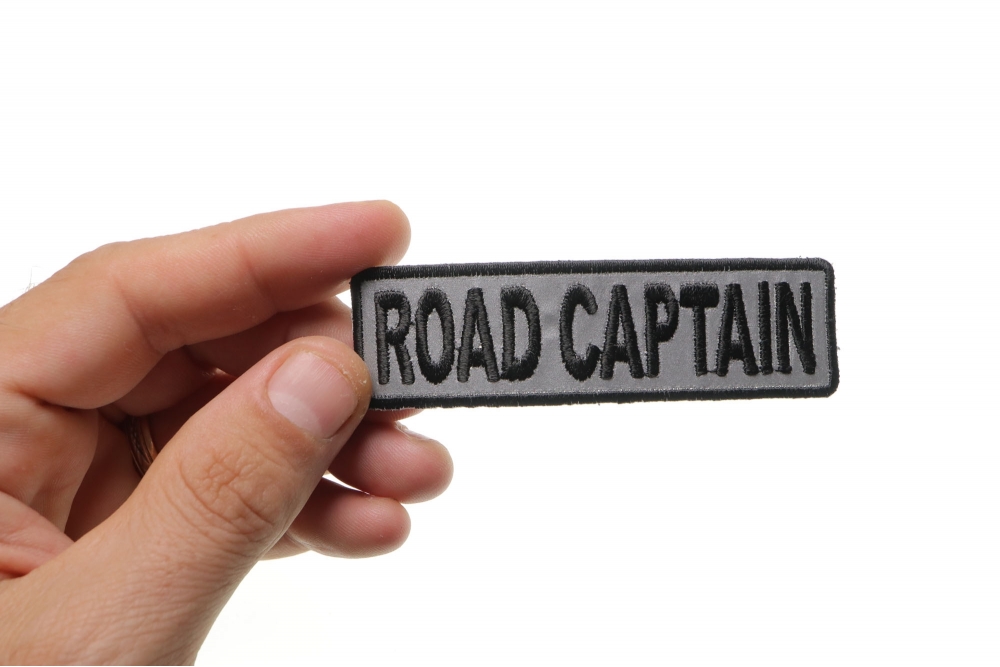 Road Captain Patch 3.5 Inch Reflective | Ranks Titles Nicknames -TheCheapPlace