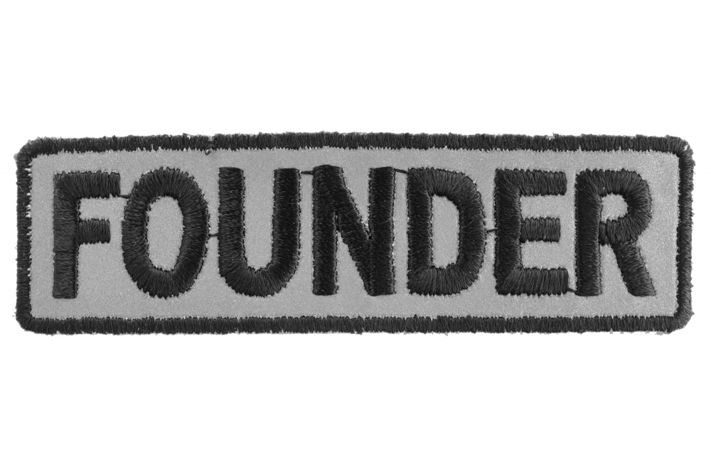 Founder Patch 3.5 Inch Reflective | Ranks Titles Nicknames -TheCheapPlace