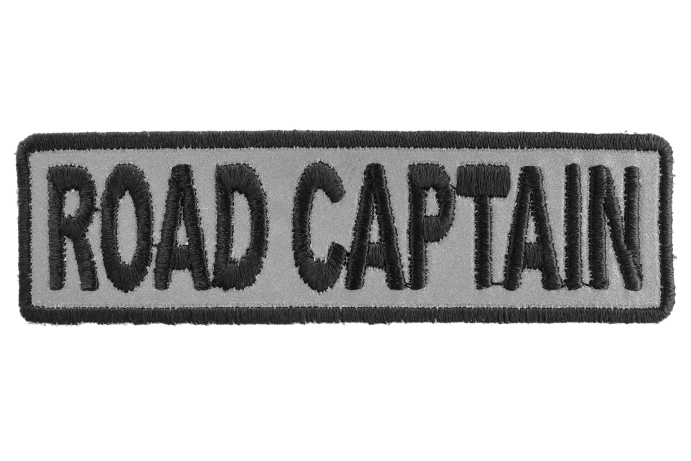 Road Captain Patch 3.5 Inch Reflective | Ranks Titles Nicknames ...