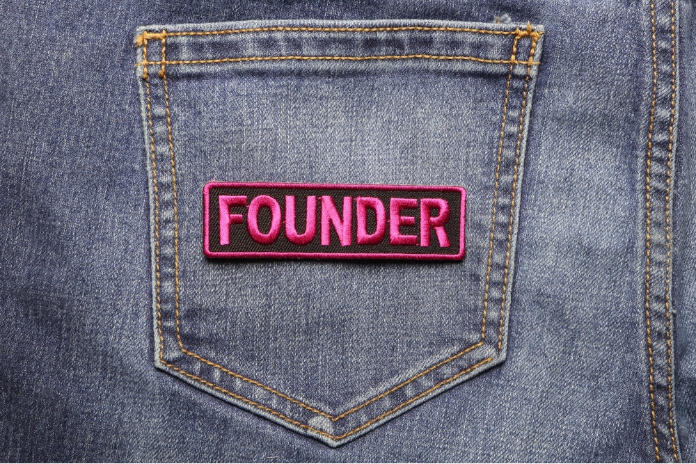 Founder Patch 3.5 Inch Pink | Rank And Title Patches