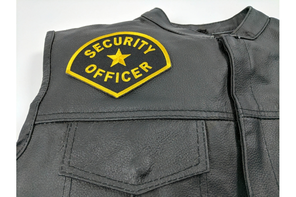 Medium Size Security Officer Shoulder Patch | Embroidered Patches