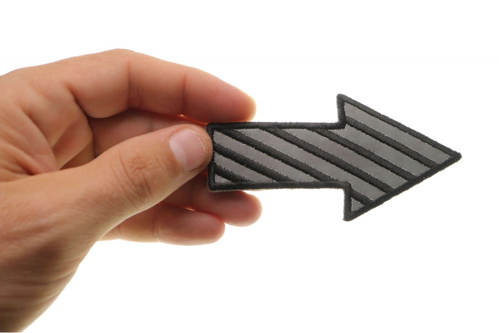 Striped Arrow Reflective Patch