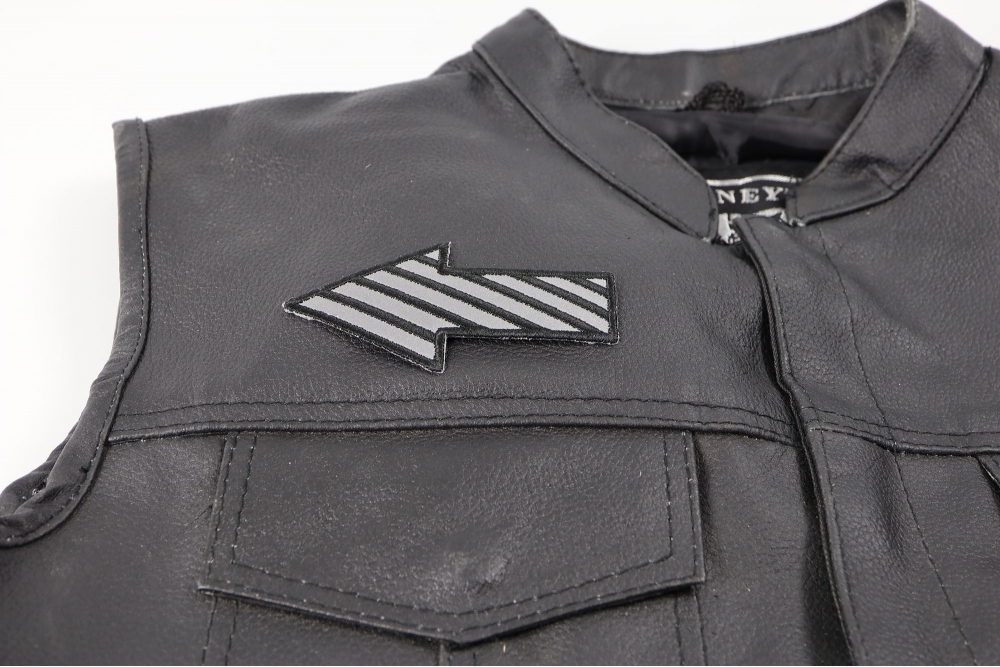 Striped Arrow Reflective Patch