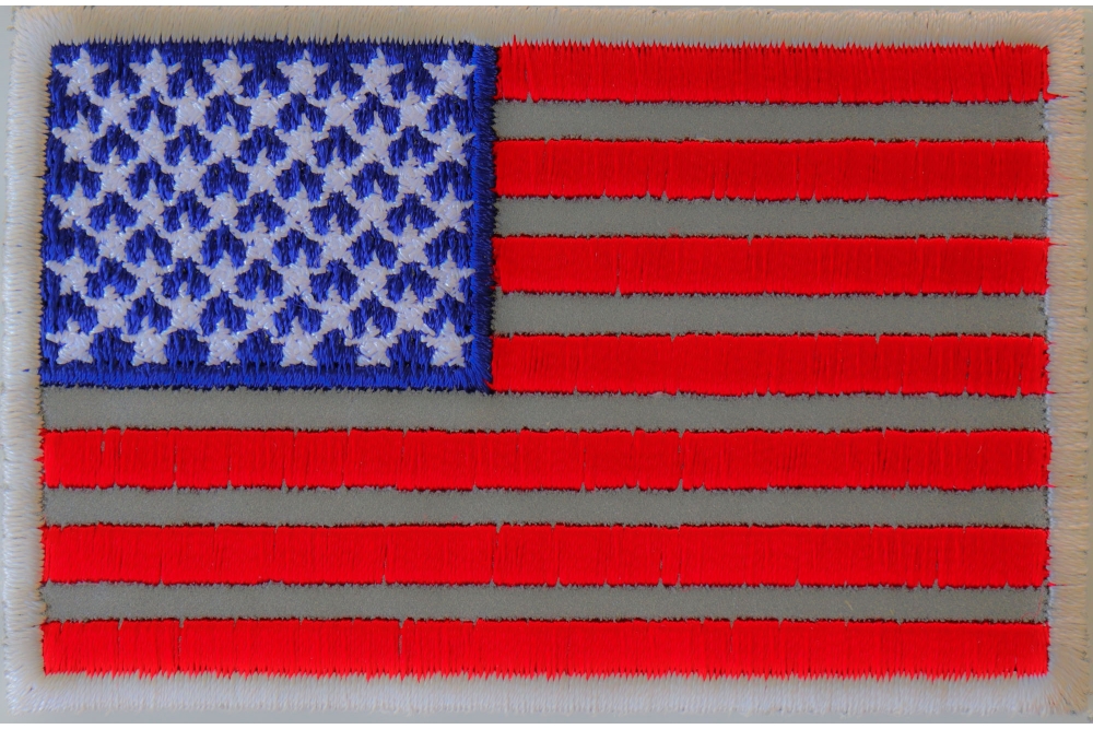 American Flag Reflective Patch | Reflective Flags -TheCheapPlace