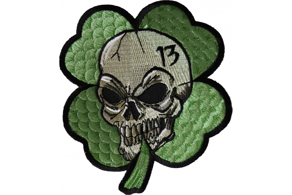 Clover Skull Patch - TheCheapPlace