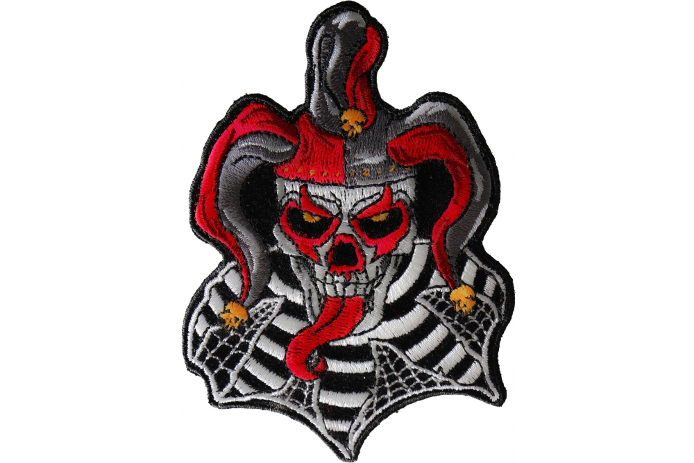 Jester Skull Patch - TheCheapPlace