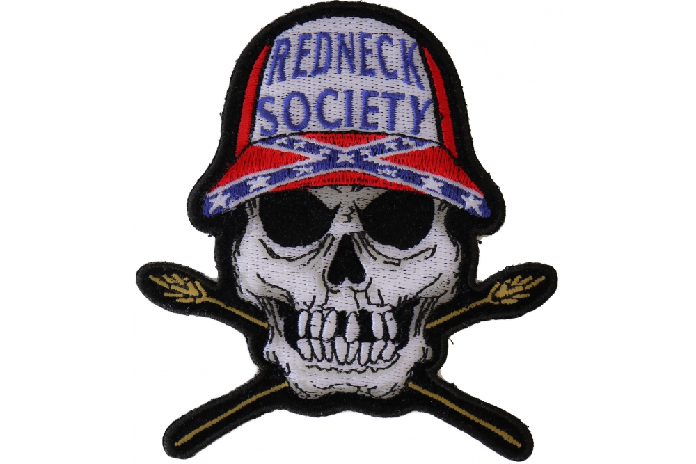 Redneck Society Skull Patch - TheCheapPlace
