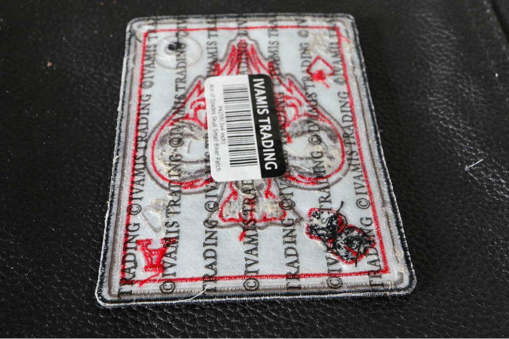 Ace Of Spades Skull Small Biker Patch | Skull Patches -TheCheapPlace