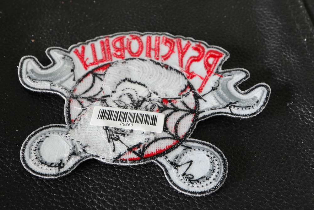 Psychobilly Skull and Wrenches Patch - TheCheapPlace