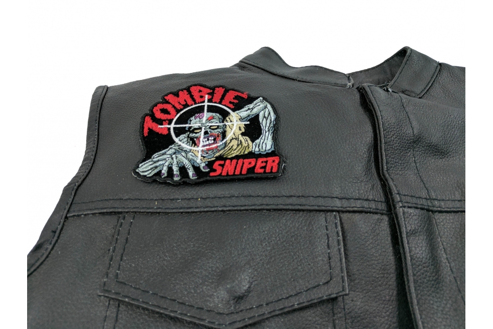 Zombie Sniper Small Patch | Embroidered Patches
