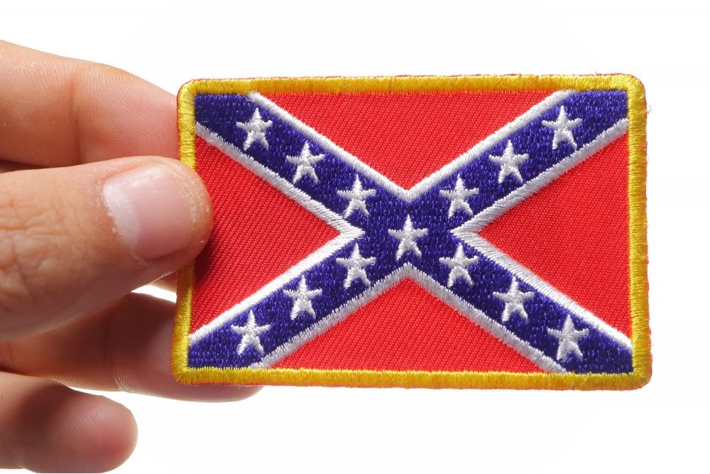 Rebel Confederate Southern Flag Patch Small | Southern Rebel -TheCheapPlace