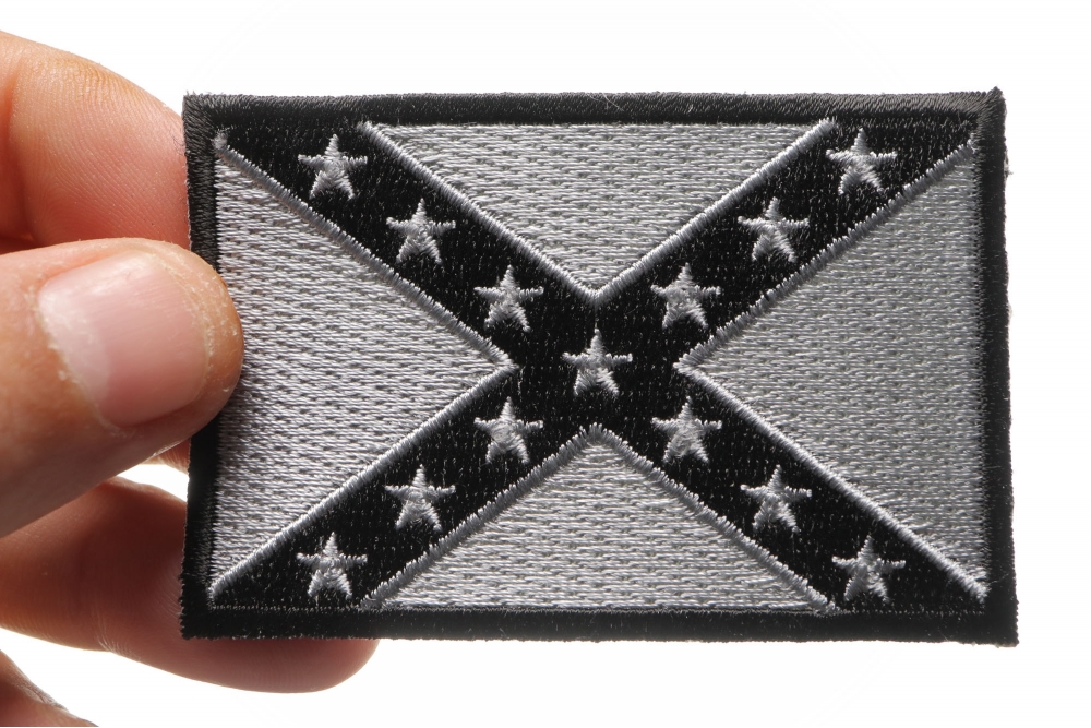 Subdued Gray Confederate Flag Patch | Southern Rebel -TheCheapPlace