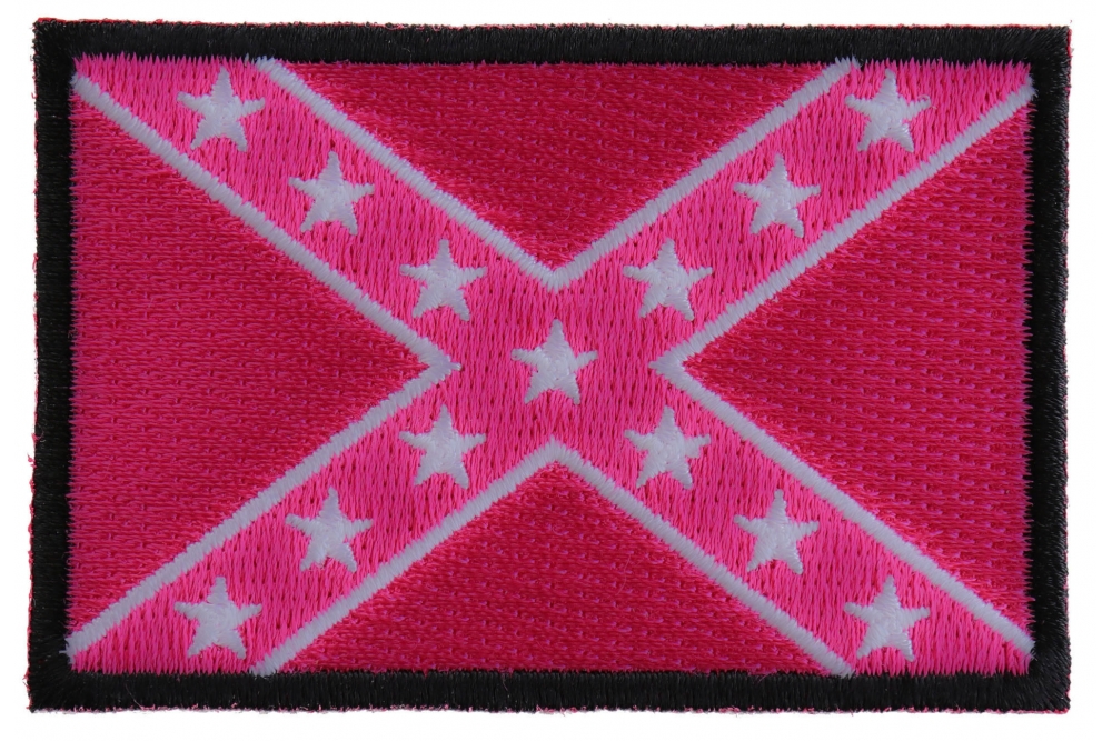 Pink Rebel Flag Patch - TheCheapPlace