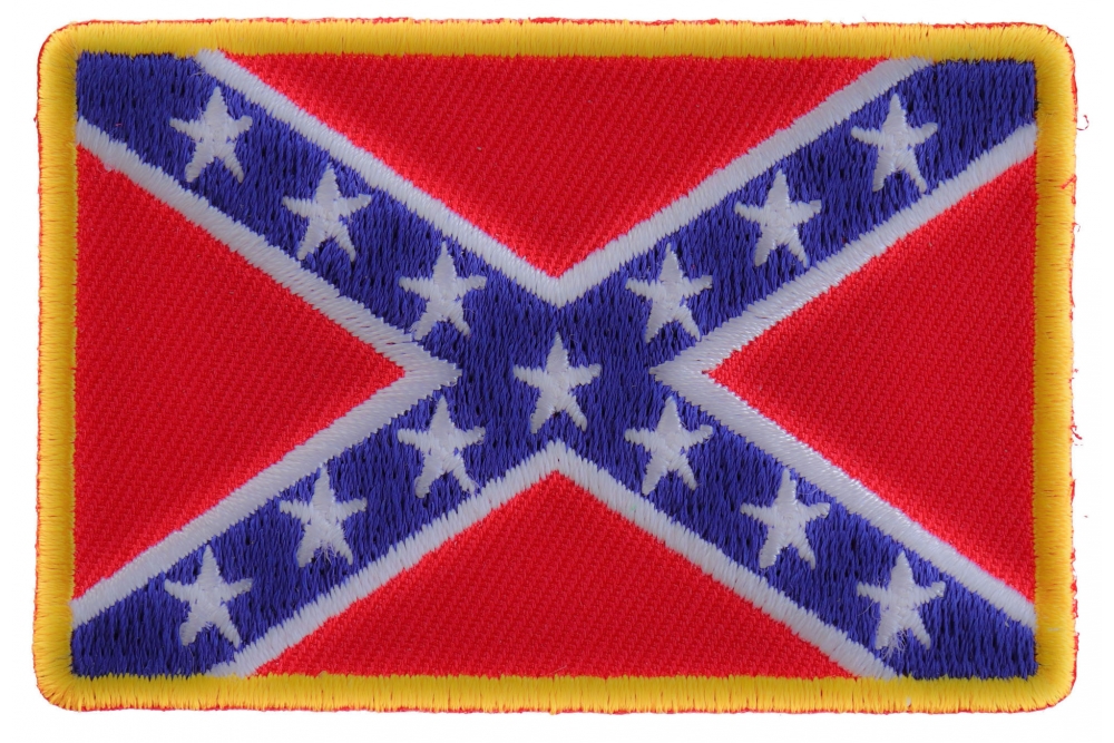 Rebel Confederate Southern Flag Patch Small | Southern Rebel -TheCheapPlace