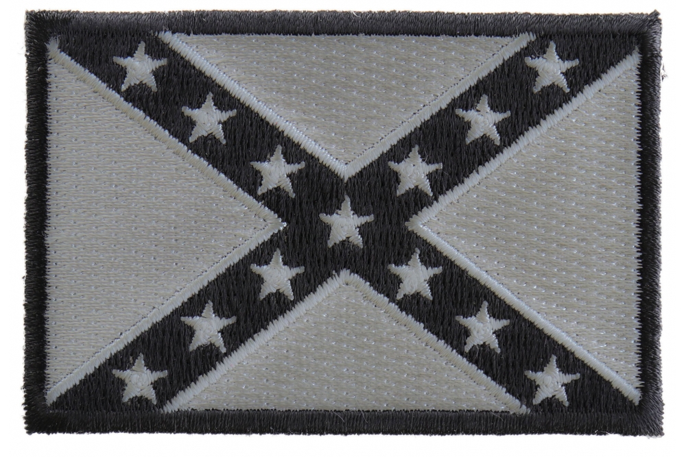 Subdued Gray Confederate Flag Patch | Southern Rebel -TheCheapPlace