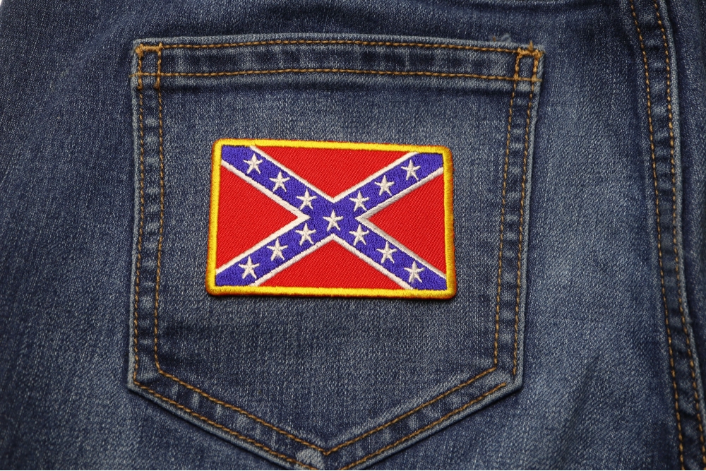 Rebel Confederate Southern Flag Patch Small | Southern Rebel -TheCheapPlace