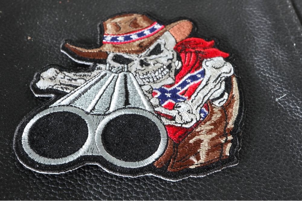 Rebel Cowboy With Shotgun Patch | Southern Rebel -TheCheapPlace