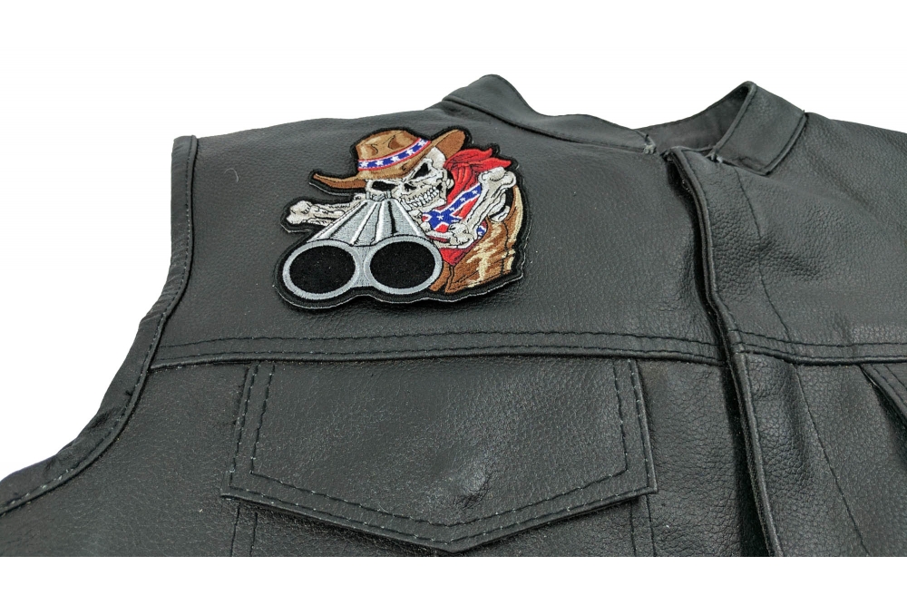 Rebel Cowboy With Shotgun Patch | Southern Rebel -TheCheapPlace