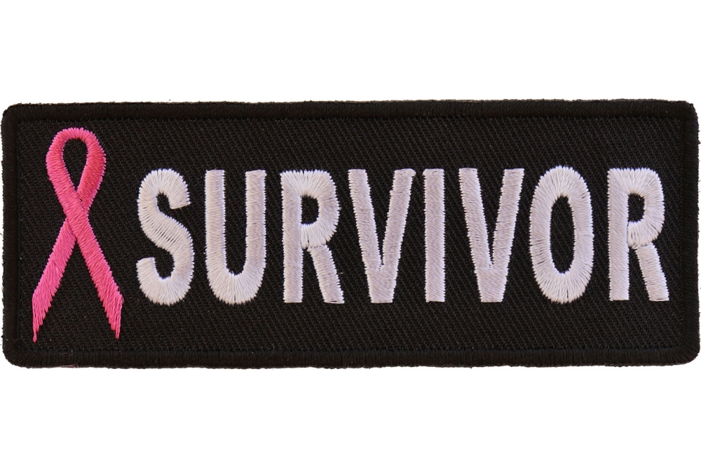 Breast Cancer Survivor Pink Ribbon Patch | Support Ribbons -TheCheapPlace