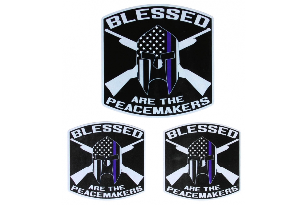 Blessed Are The Peacemakers Stickers by Ivamis Patches