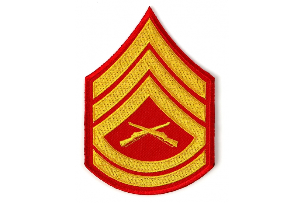 Gunnery Sergeant Red Patch by Ivamis Patches