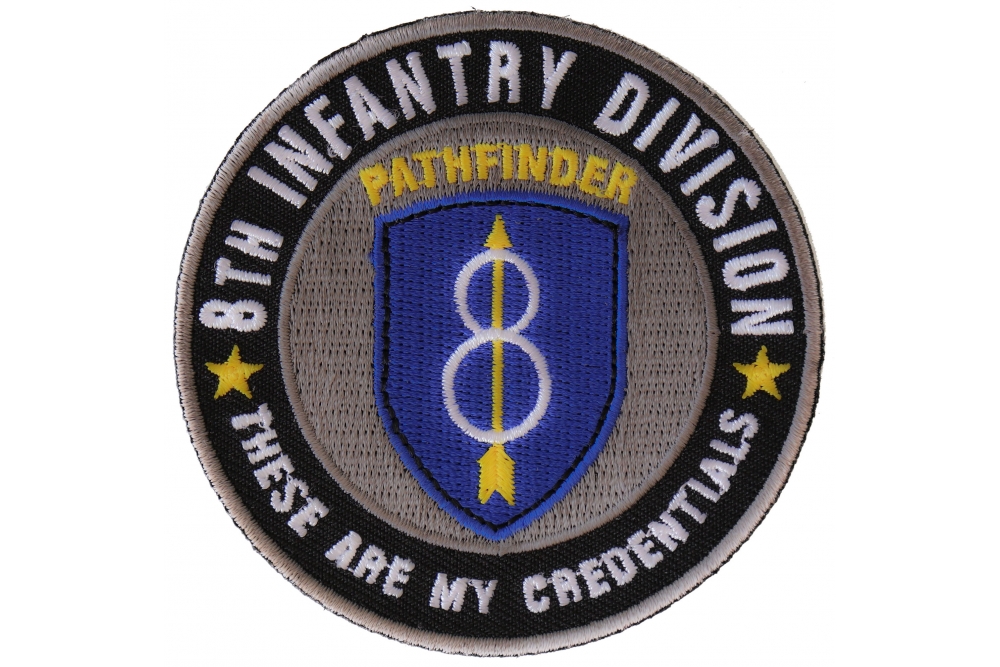 8th Infantry Division Pathfinder Patch by Ivamis Patches