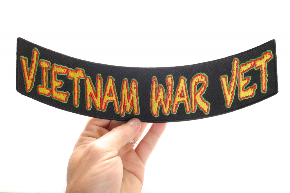 Vietnam War Vet Lower Rocker Patch | US Military Vietnam Veteran Patches