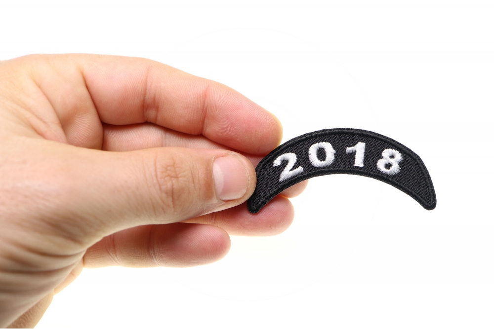 2018 Black and White Rocker Patch