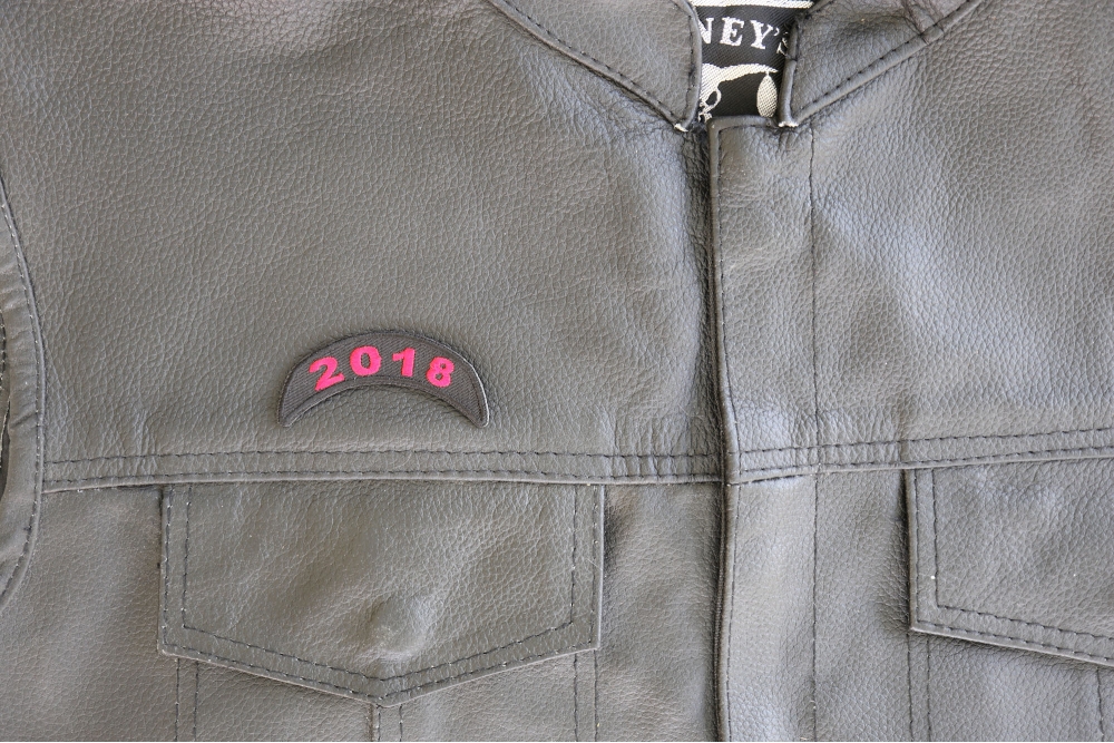 2018 Black and Red Rocker Patch